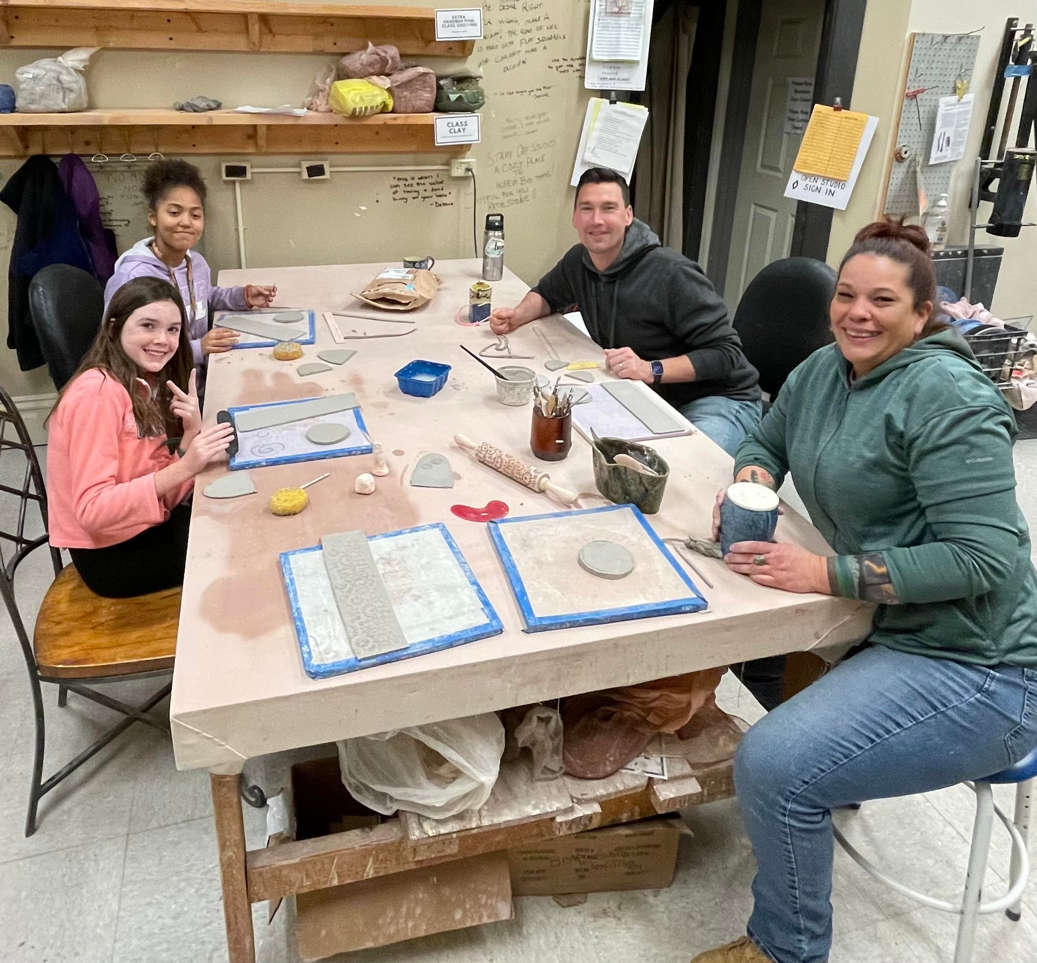 Come and make a clay project in our studio! | Stray Cat Studio